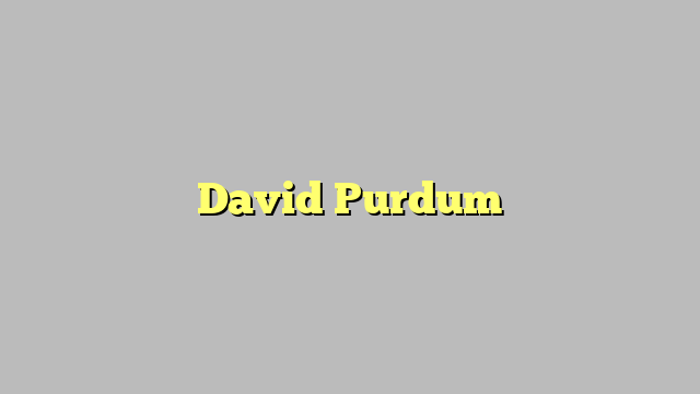 David Purdum : Slotbutler