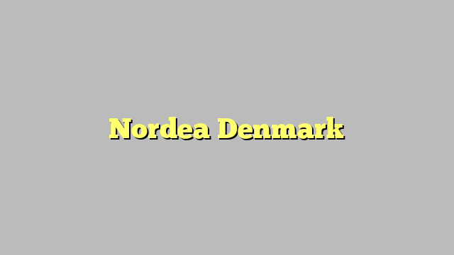 Nordea Denmark - Features, Security, Fees & Casino Use