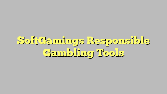 SoftGamings Responsible Gambling Tools - Features, Security ...