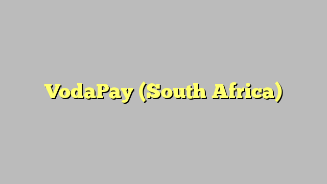 VodaPay (South Africa) - Features, Security, Fees & Casino Use